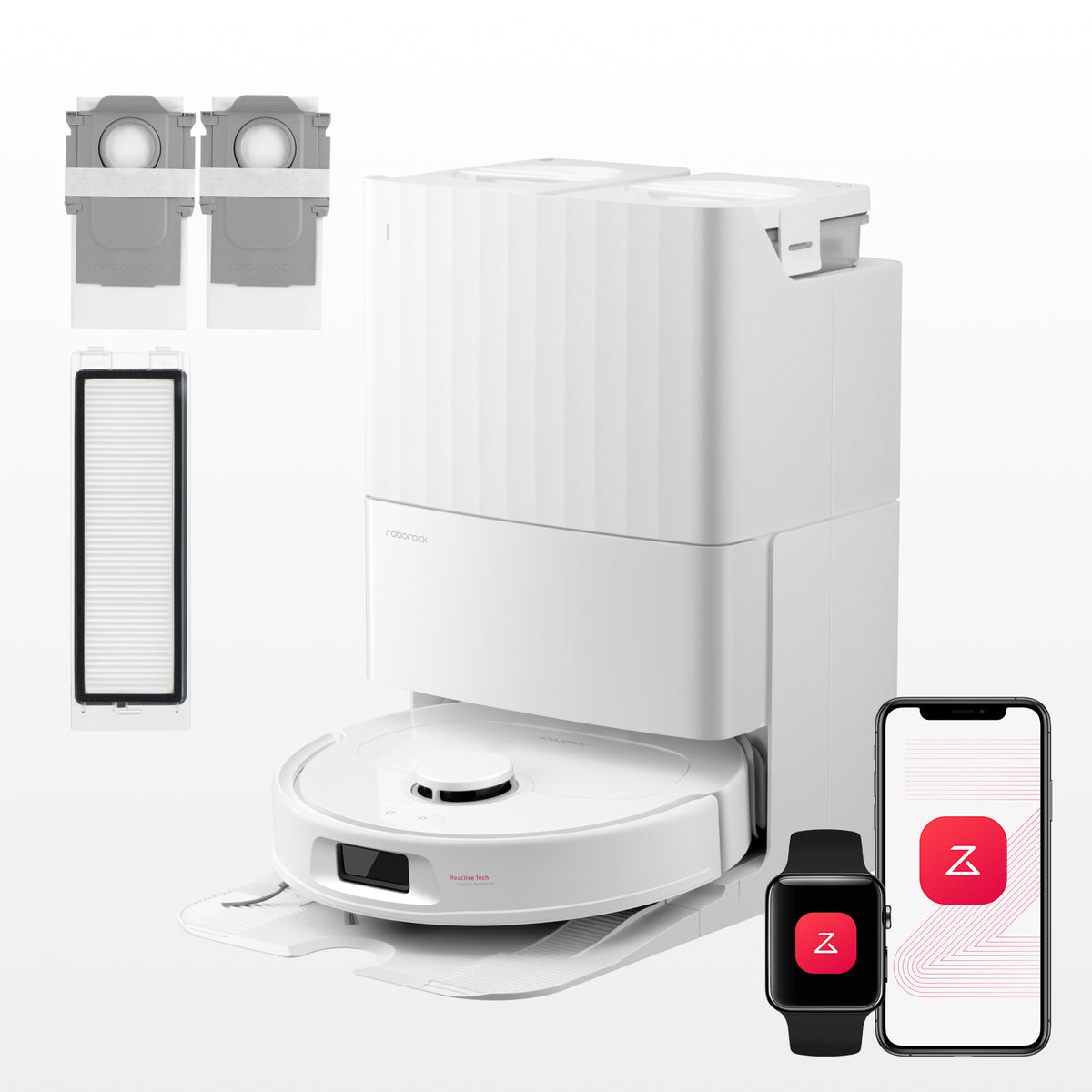 Roborock QV 35S Roboter-Staubsauger mit Multifunktions-Dockingstation | Roborock Deutschland ...