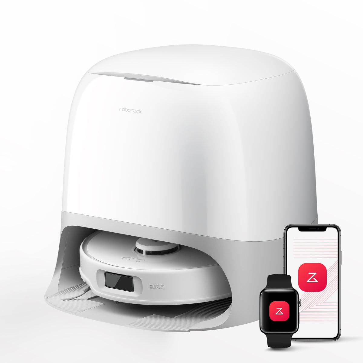 Roborock Qrevo Curv S5X Saugroboter mit DuoDivide® Hauptbürste und Mul ...