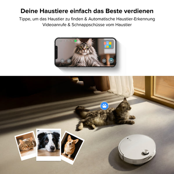 Roborock Qrevo CurvX Saugroboter mit Multifunktions-Dockingstation 3.0 ...